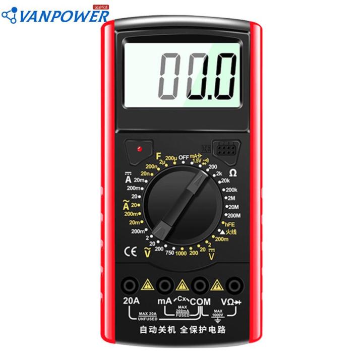 Digital Multimeter Professional Analog Auto Range Multimetro Resistance ...