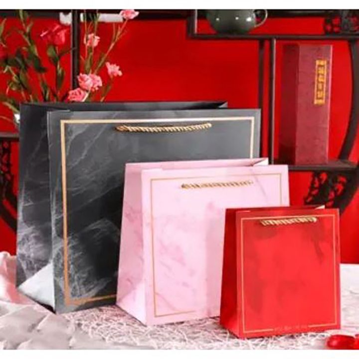 Marbled Gift Bag Premium Quality Paper Bag For Stuff Toys Flower Bag ...