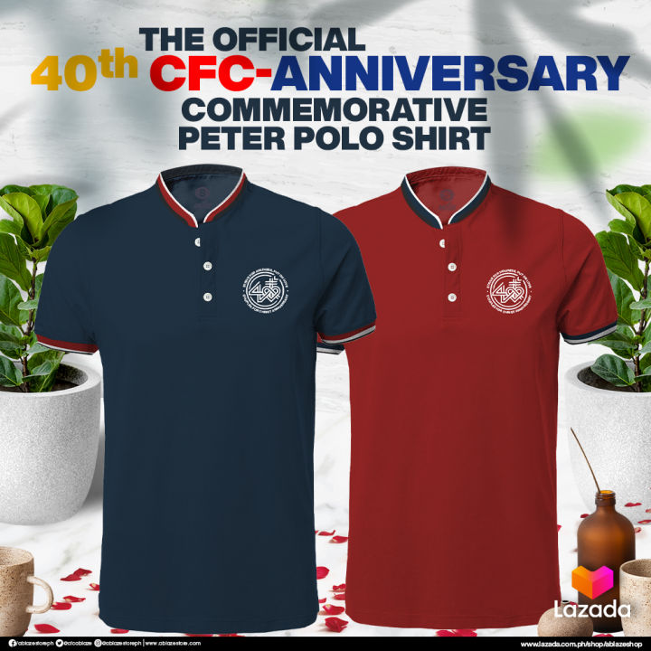 CFC 40th Anniversary Limited Edition Polo Shirt | Lazada PH