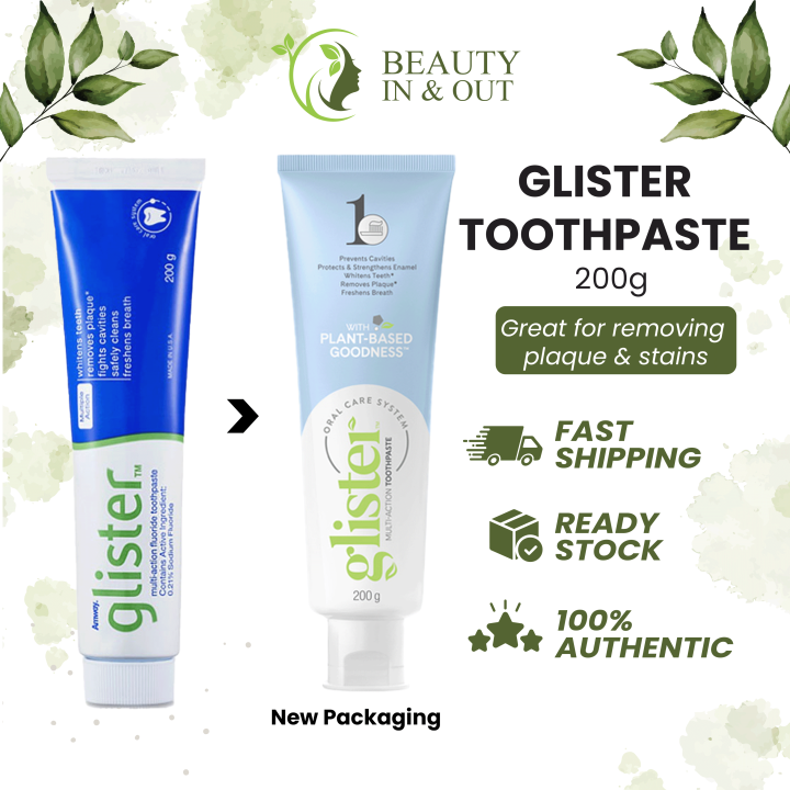 (BEST SELLING) Glister Multi-Action Fluoride Toothpaste 200g Amway ...