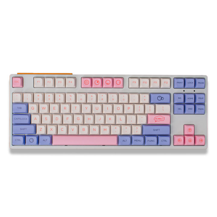【Keycap Only】127 Keys Cute Bubble keycaps XDA Profile PBT Dye Subbed ...
