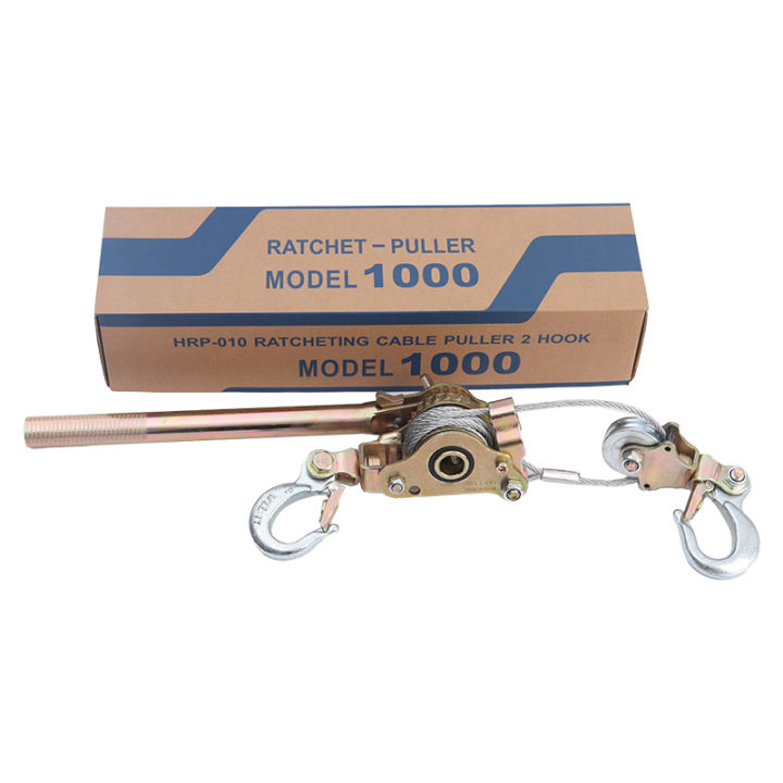 1 Piece Ratchet Cable Puller Hand Steel Wire Rope Puller Ratchet ...