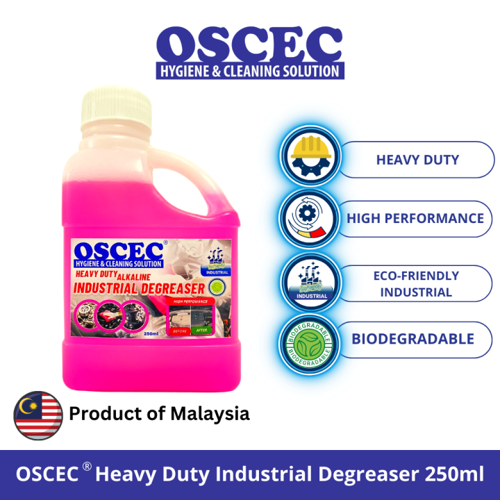 OSCEC® Heavy Duty Industrial Degreaser 250ml / Engine Degreaser ...
