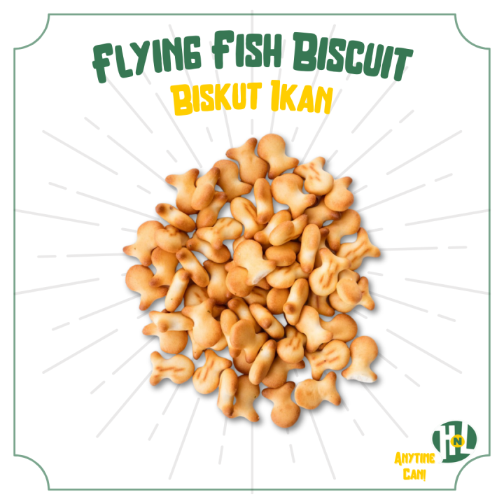 [NEW ITEM THIS MONTH] FLYING FISH BISCUIT / BISKUT IKAN KECIL | Lazada