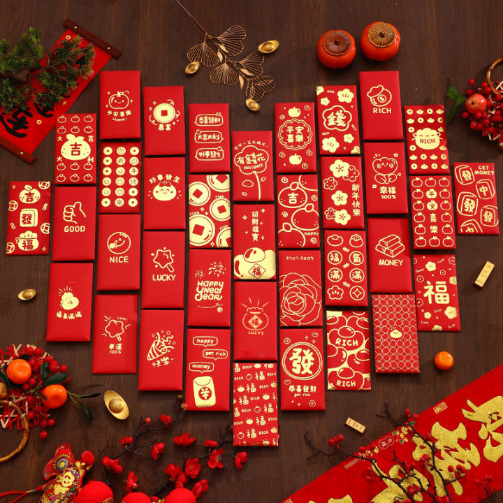【Ready Stock】 36pcs Year of Snake 2025 CNY Red Angpao Red Packet ...
