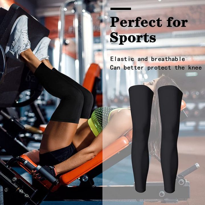 Knee Pads compression Sleeves Kneepads Leg Protective Gear Leg Sleeves ...