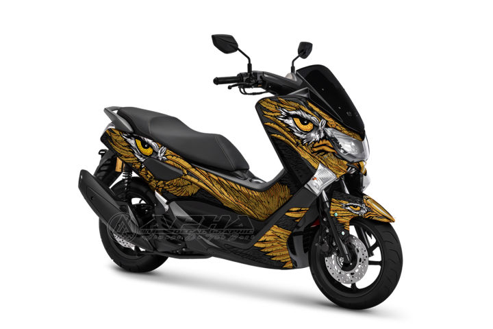 STIKER STICKER MOTOR DECAL PRINT CUSTOM YAMAHA NMAX 155 OLD EAGLE EYES ...