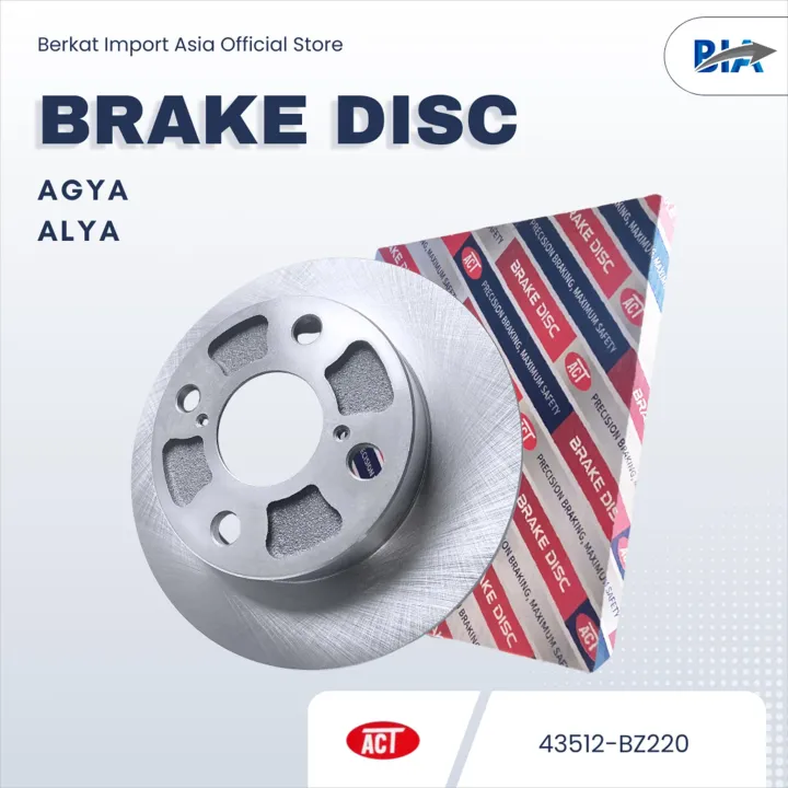 Disc Brake Front Piringan Rem Cakram Depan Agya Ayla Manual | Lazada ...