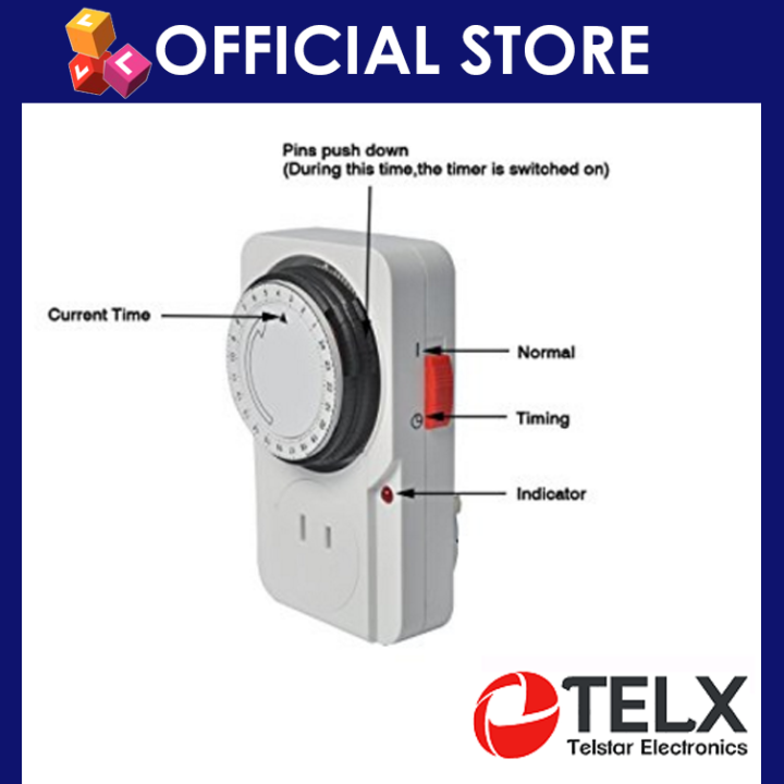 EASY AUTOMATION with TELX ® BRAND TIMER Multi ON OFF 24hr Timer. Sample ...