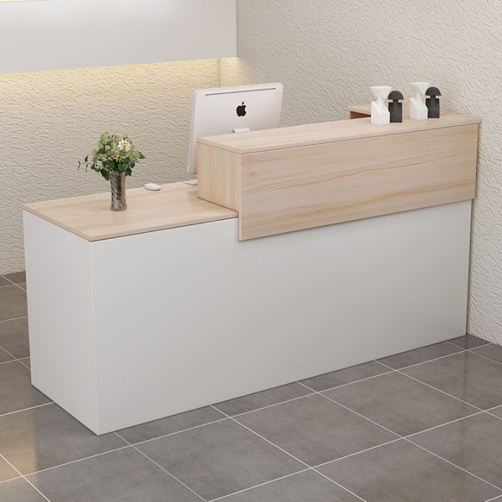 Cashier shop small clothing store front desk reception desk simple ...