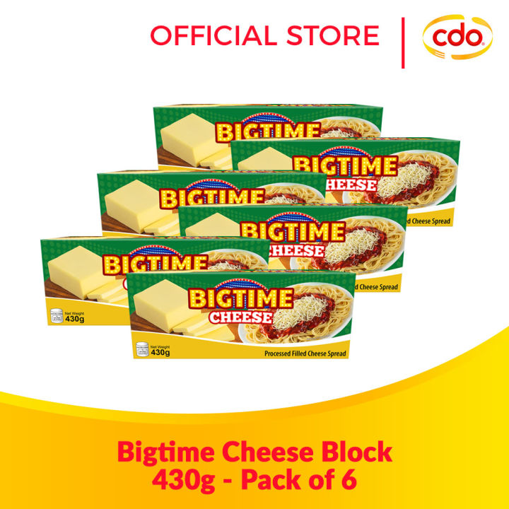 CDO BIGTIME Cheese 430g - Pack of 6 | Lazada PH