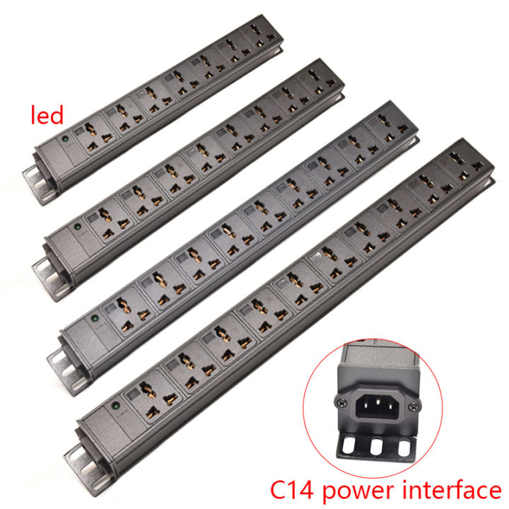 Rack Mount PDU Power Distribution Unit PDU Power Strip 2/3/4/5/6/7/8/9 ...