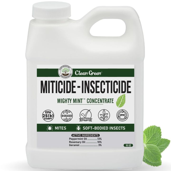 Miticide Insecticide – 16oz Botanical Concentrate for Spider Mites ...