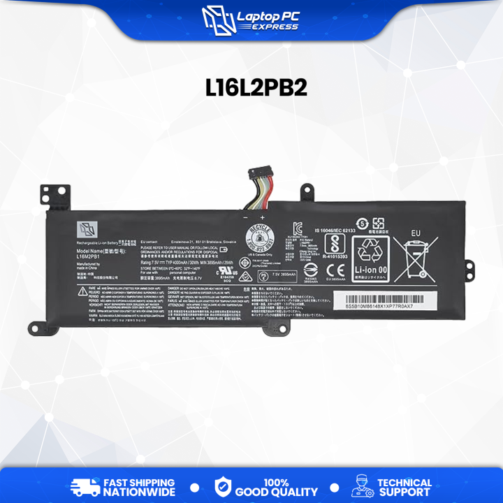 LPCE Laptop Battery L16M2PB1 L16C2PB2 L16L2PB2 L16L2PB3 L16M2PB2 ...