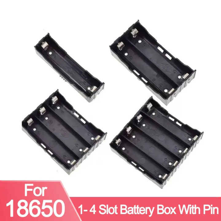 DIPPRUN 18650 Battery Holder 3.7V Series DIY Battery Storage Boxes 1/2 ...