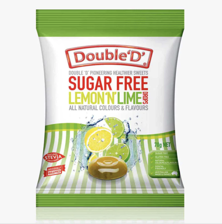 Double D Sugar Free Lemon Lime Drops 70g | Lazada