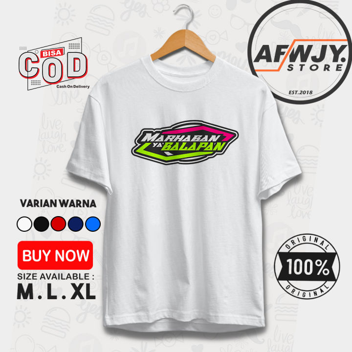 Pakaian Baju Kaos Sablon MARHABAN YA BALAPAN RAMADHAN RACE KAOS RACING ...