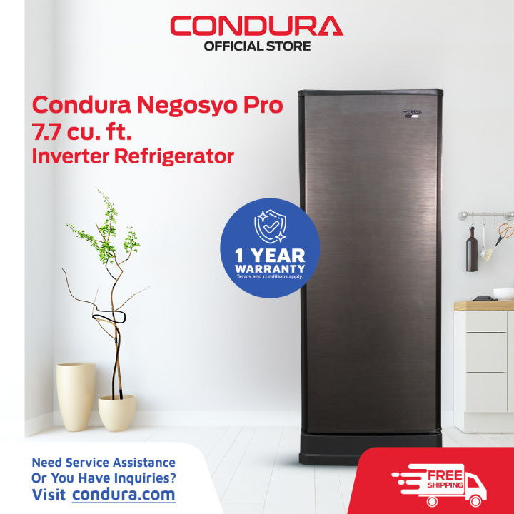Condura CSD231SAi NEGOSYO PRO 7.7cu ft. Inverter Refrigerator FG01-67 ...