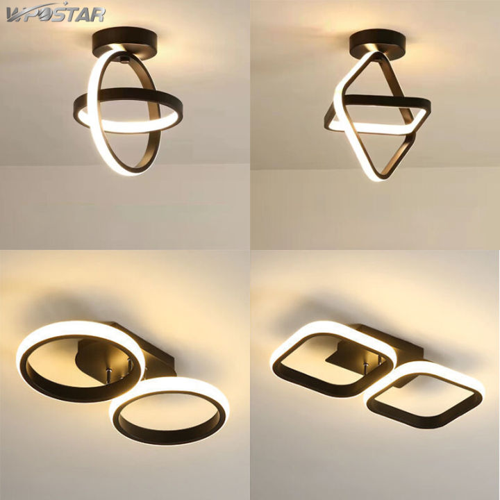 LED Ceiling Mini Chandelier Hanging Lights with 2 Square Shape Corridor ...