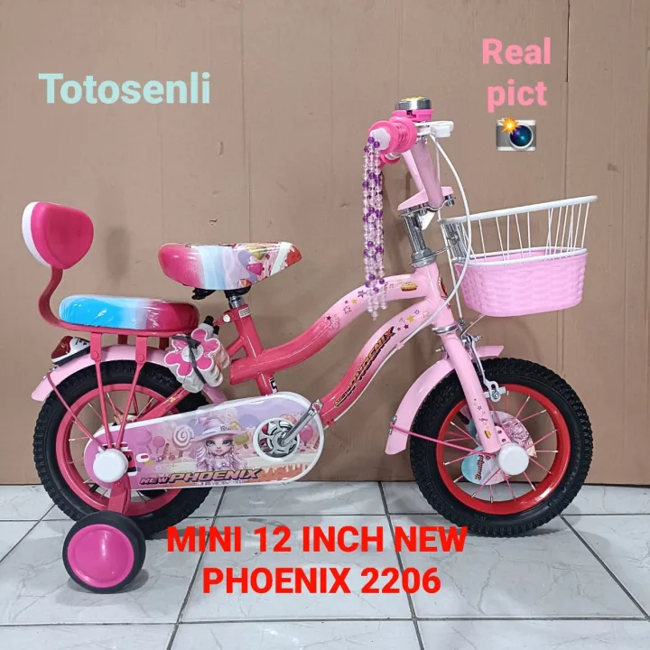 sepeda anak perempuan mini 12 inch new phoenix 2206 sepeda aqnak ada ...