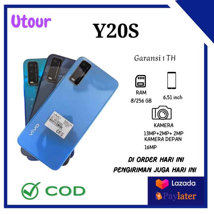 HP Y20S Ram 8 / 256 GB Garansi 1 Tahun Bayar di Tempat | Lazada Indonesia