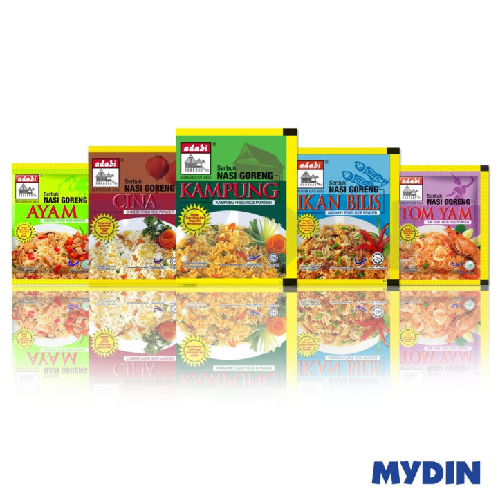 Adabi Serbuk Nasi Goreng - 5 Flavors (17g) | Lazada