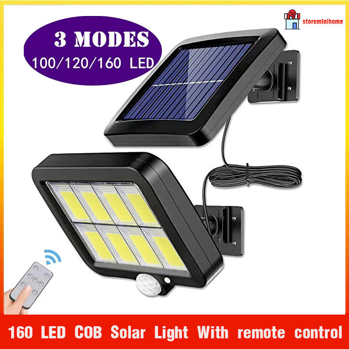 Solar Lights Outdoor Waterproof Outdoor With remote control 160 LED COB ...
