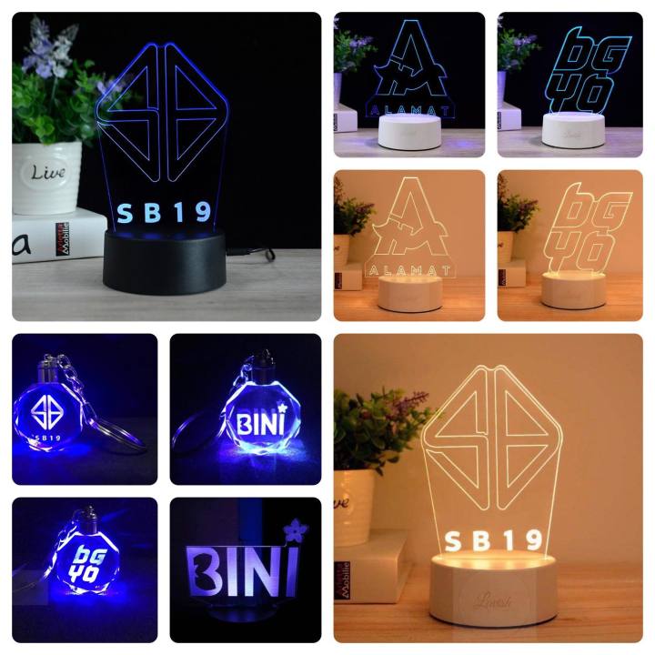 PPOP SB19 BGYO BINI OCTAGONAL KEYCHAIN and SB19 BGYO ALAMAT BINI 3D ...