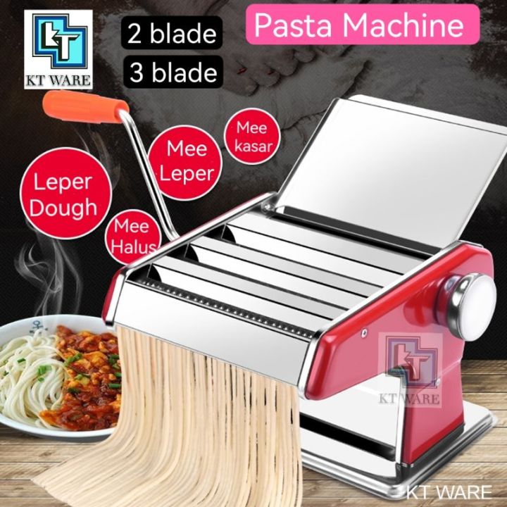 KT WARE Stainless Steel Pasta Making Machine dough Manual Noodle Maker ...