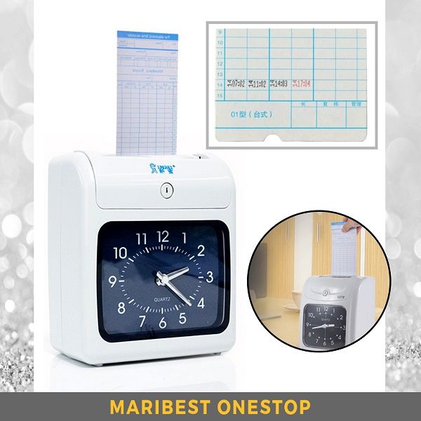 Employee Punch Card Machine Attendance Machine Time Recorder Machine ...