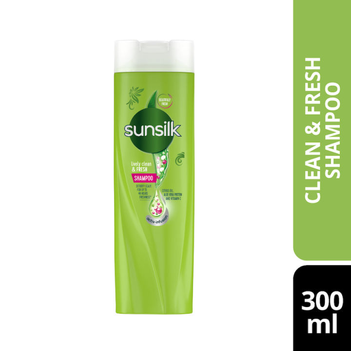 SUNSILK Lively Clean & Fresh Shampoo 300ml | Lazada
