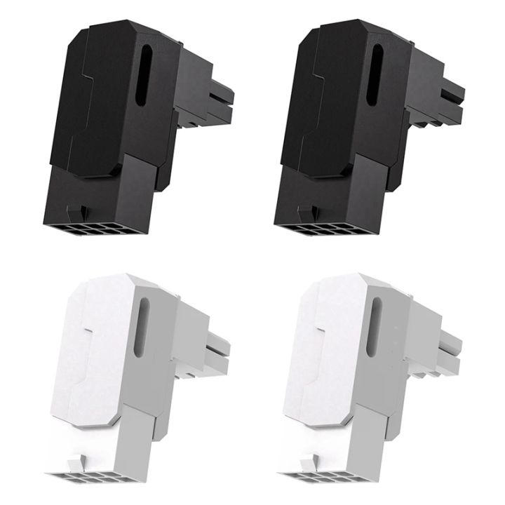 8 Pin PCIe GPU Power Adapter 90 Degree Angled Connector Aluminum Case ...
