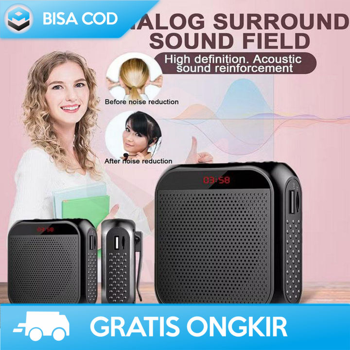 PENGERAS SUARA SPEAKER MINI MEGAPHONE ACTIVE BLUETOOTH AMPLIFIER | Lazada Indonesia