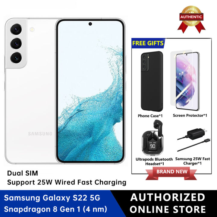 Samsung Galaxy S22 5G Dual SIM 8GB RAM + 128GB / 256GB ROM Smartphone ...