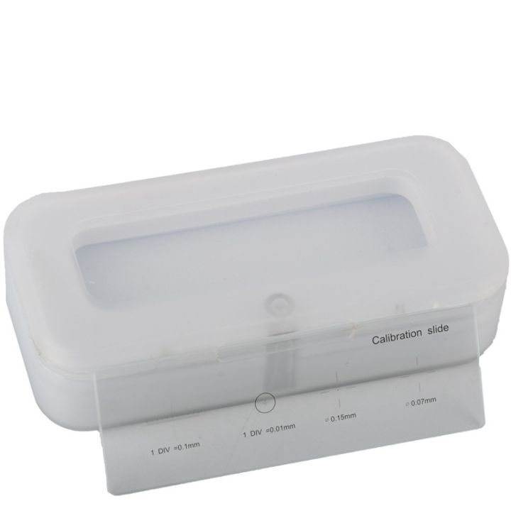 0 01mm Microscope Slides Reticle Calibration Slide Ruler