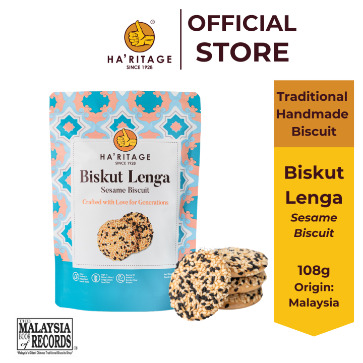 [HALAL] Traditional Handmade Biskut Lenga 108g | Lazada