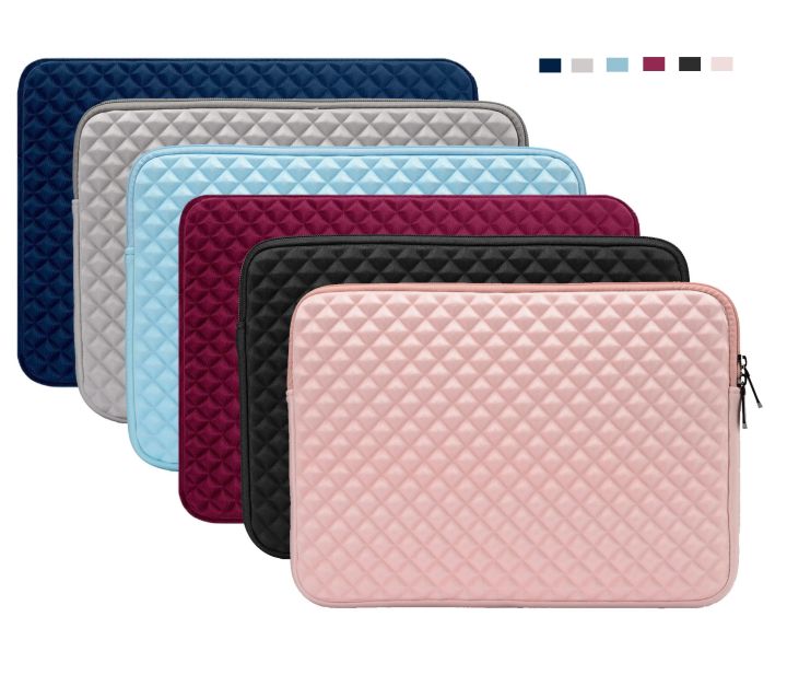 Laptop Pouch 13/14/15 inch Zipper Soft Sleeve high quality (Diamond ...
