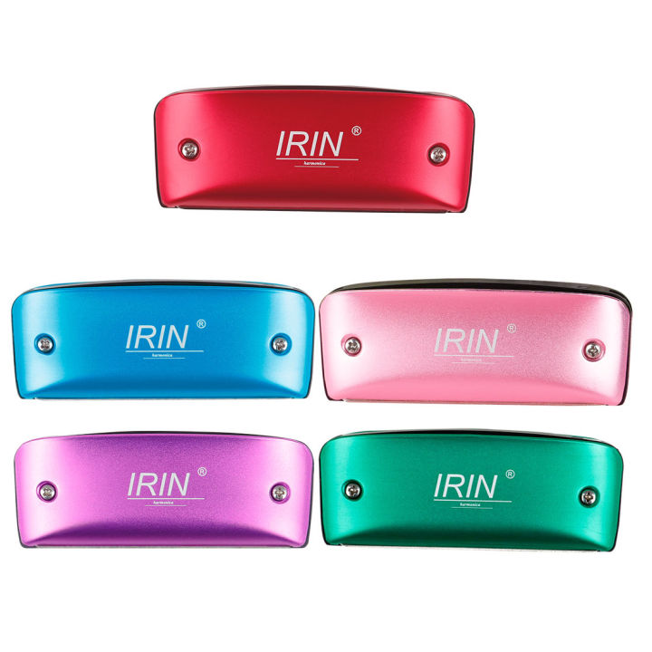 * IRIN 7 Hole Bruce Color Harmonica C Tune D Professional Harmonica ...
