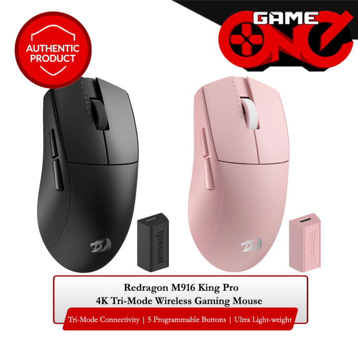 Redragon M916 King Pro 4K Tri-Mode Wireless Gaming Mouse | Lazada PH