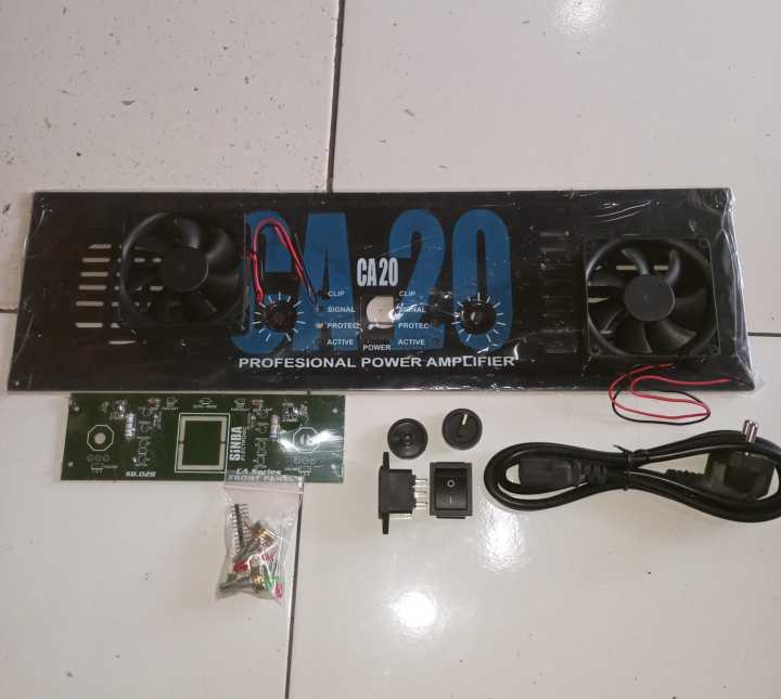 plat ca 20 plus aksesories lengkap plat box bok power amplifier ...