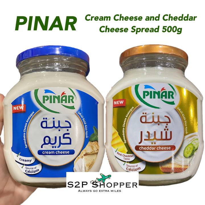 PINAR Spreadable Cream Cheese and Cheddar Cheese Spread 500G | Lazada PH