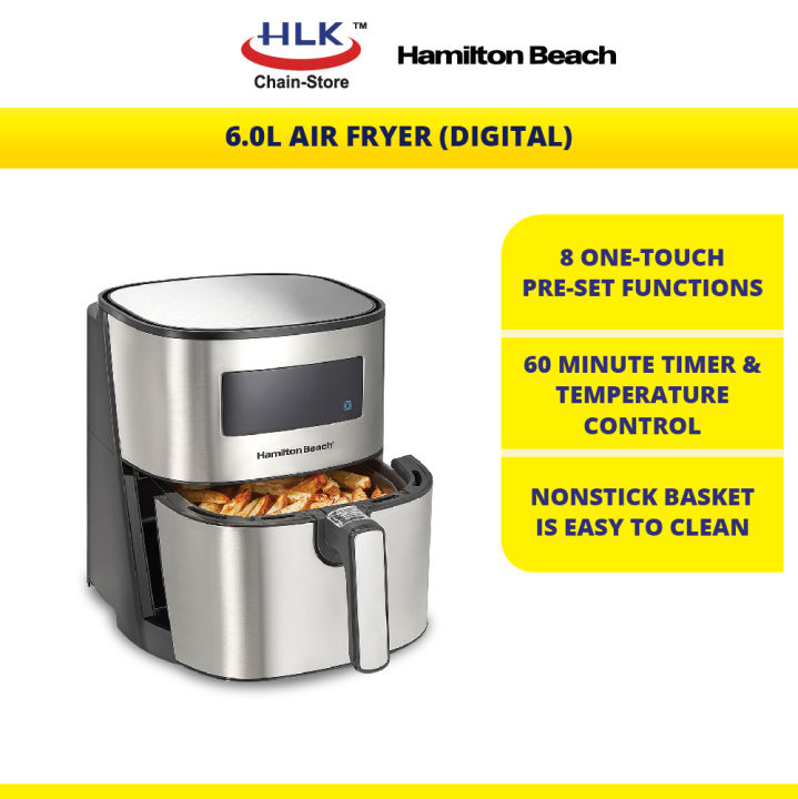 Hamilton Beach 6.0L Air Fryer (Digital) 35075 | Lazada