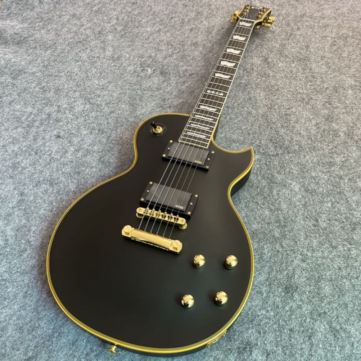 ESP Eclipse Version Electric Guitar EMG Pickups Black Color Yellow ...