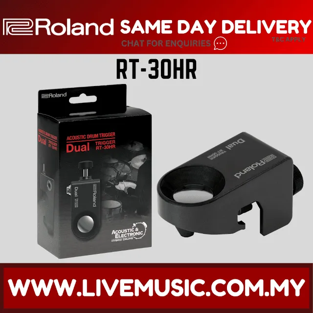 Roland RT-30HR Dual Drum Head Trigger (RT30HR/RT30) | Lazada