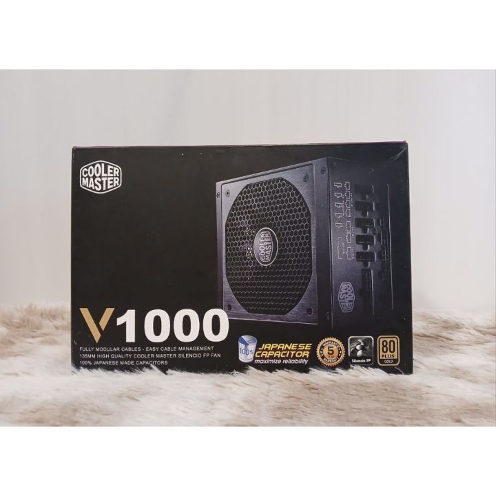 POWER SUPPLY COOLER MASTER (80+ GOLD) V1000-1000W | Lazada.co.th