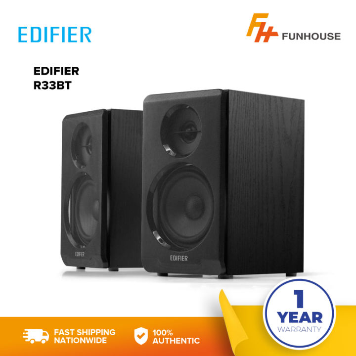 Edifier R33BT Wireless Bluetooth Connectivity 5.0 Classic Wooden Design ...
