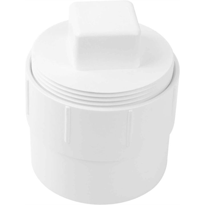 PVC Sewer Cleanout Adapter 3", PVC DWV Flush Cap, Plug& Pipe Fitting ...
