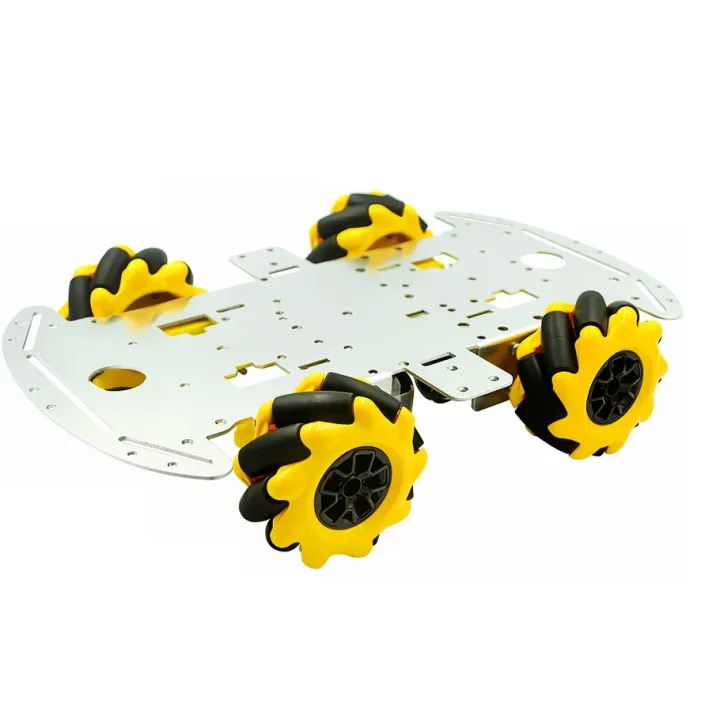 Khung xe robot bằng nhôm - Bánh xe đa hướng Mecanum 60mm (Thực hành ...