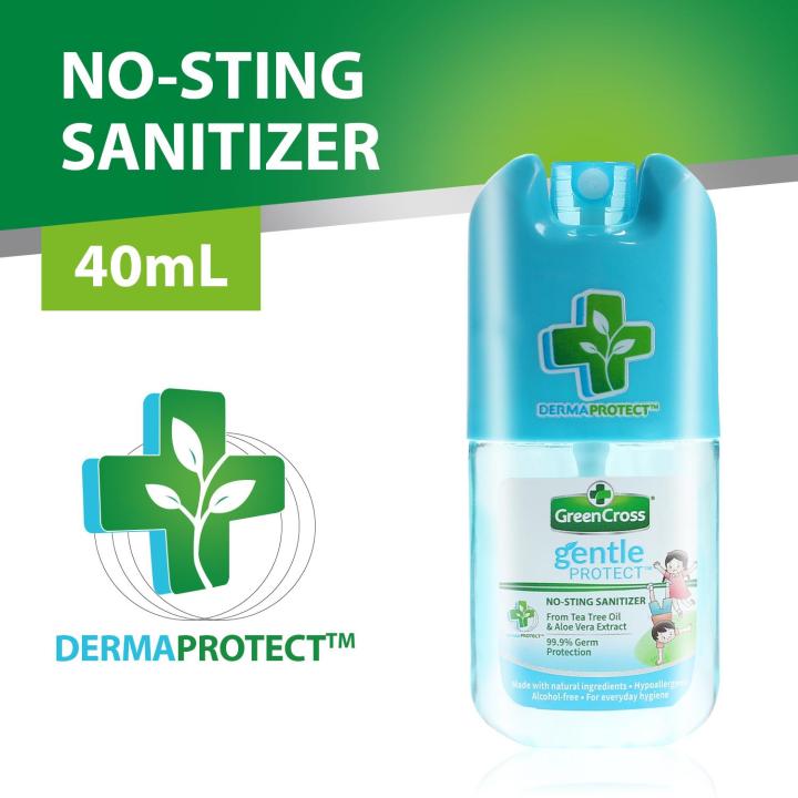 Green Cross Gentle Protect No-Sting Sanitizer (40 mL) Beyond Heallth ...