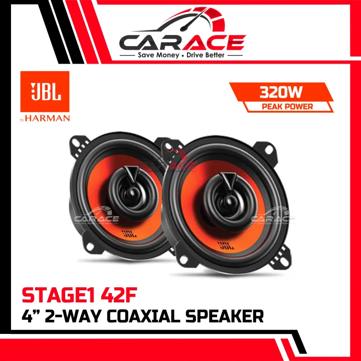 JBL Stage1 42F 4" 2-Way Coaxial Speaker 320W Original JBL Car Speaker ...